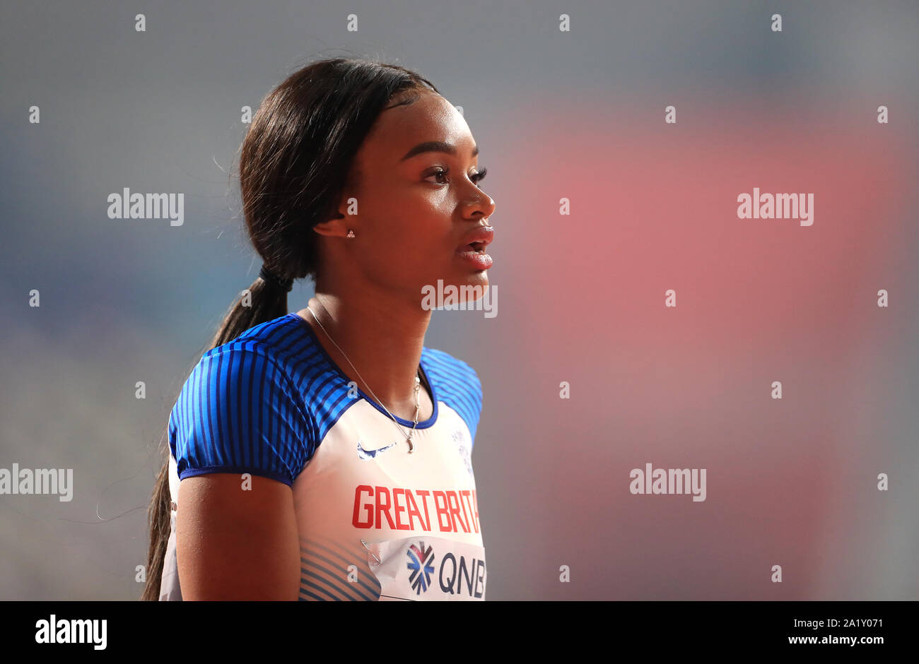 Great Britain's Imani Lansiquot during the 3rd heat of the 100 Metres ...