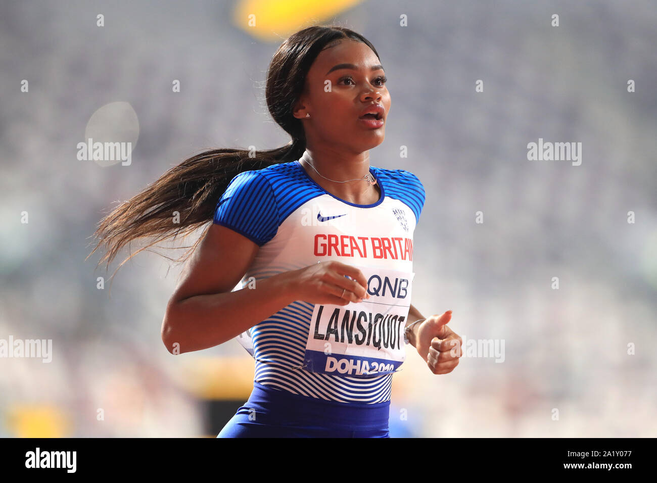 Great Britain's Imani Lansiquot during the 3rd heat of the 100 Metres ...
