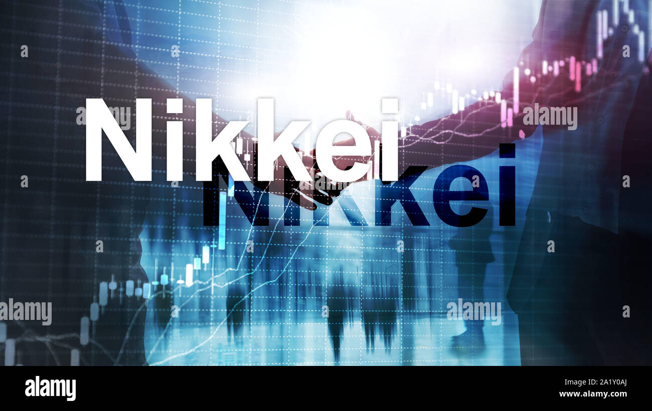 The Nikkei 225 Stock Average Index. Financial Business Economic concept ...