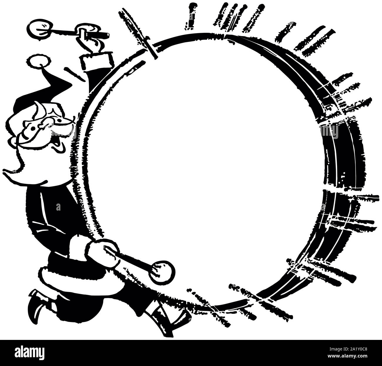 Retro north pole art Cut Out Stock Images & Pictures - Alamy