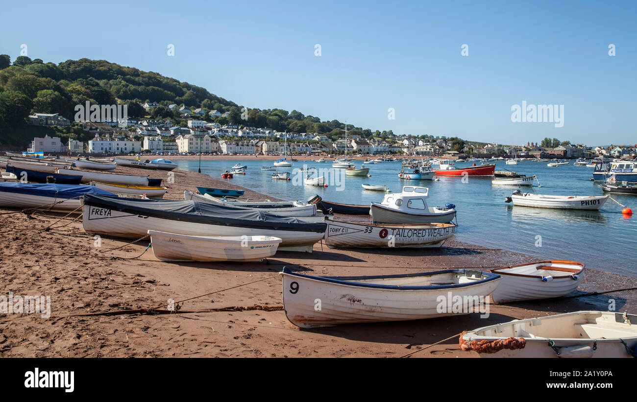 Teignmouth town with pier and harbour hi-res stock photography and ...