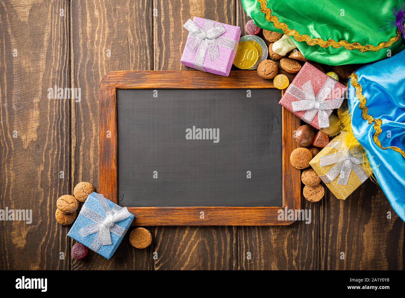 Dutch holiday Sinterklaas background Stock Photo - Alamy