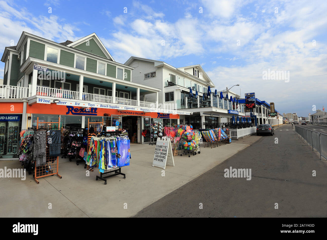 Ocean Boulevard Hampton Beach New Hampshire Stock Photo - Alamy
