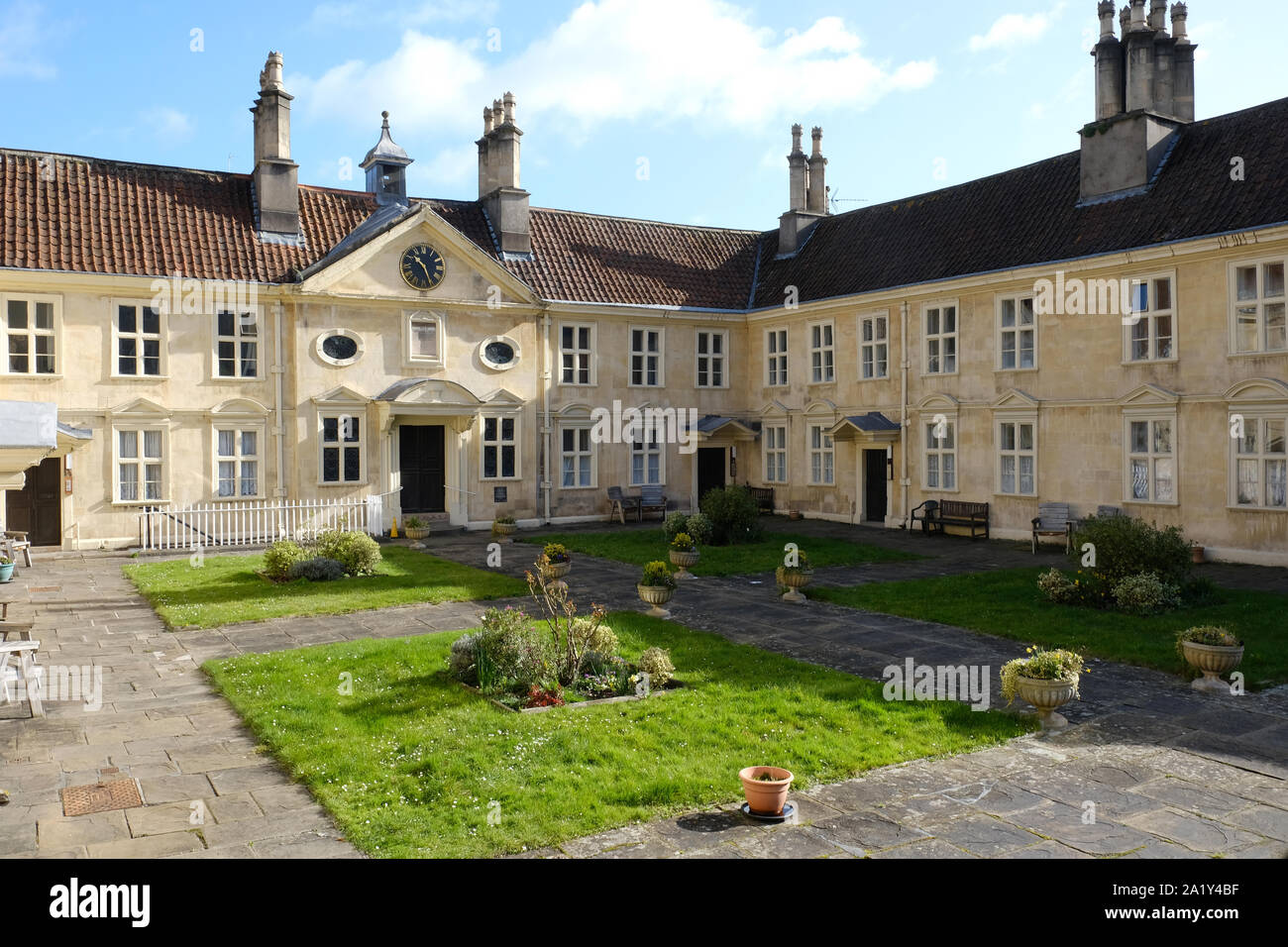 Colston's Almshouses on St Michael's Hill, Bristol, UK Stock Photo - Alamy