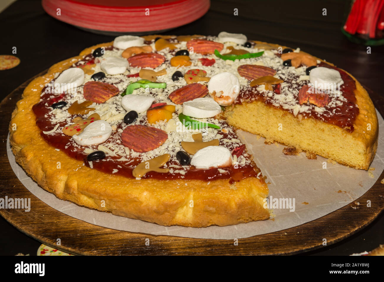 Realistic cake hi-res stock photography and images - Alamy