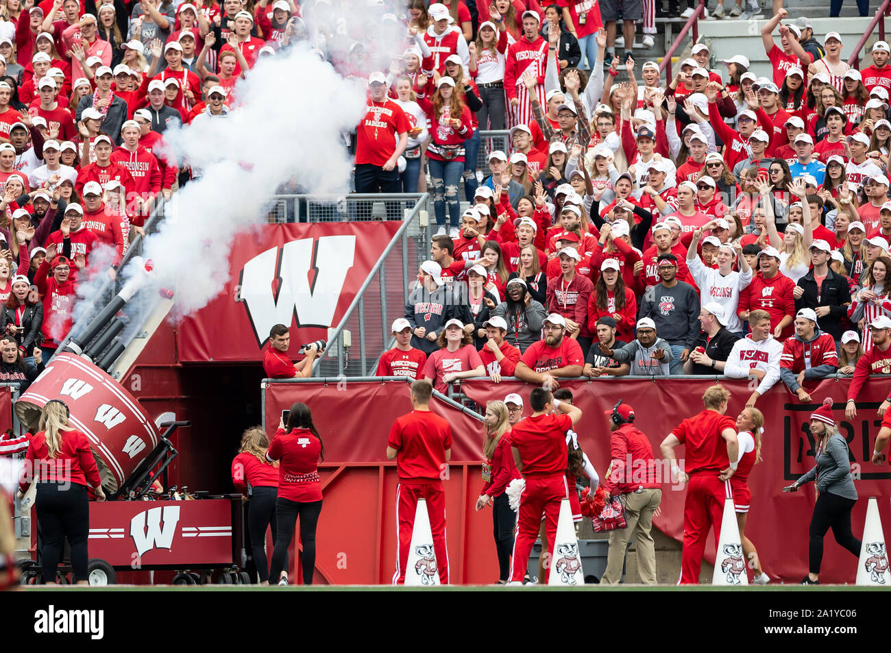 Camp randall madison fans hi-res stock photography and images - Alamy