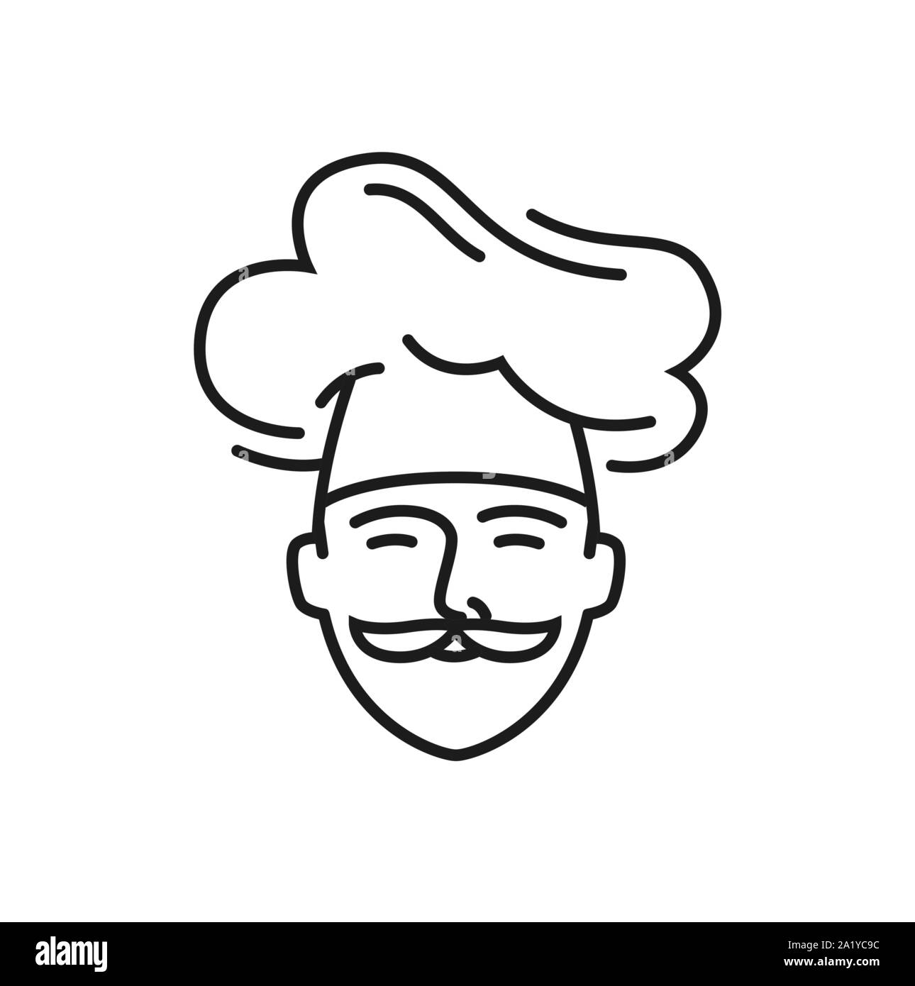 Cook, chef logo. Restaurant, cafe, menu icon. Vector illustration Stock ...