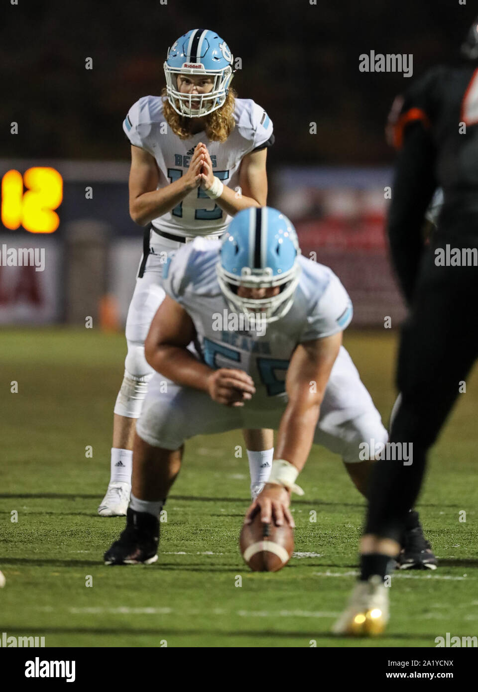 Football action with Lewis and Clark vs. Central Valley High school at ...