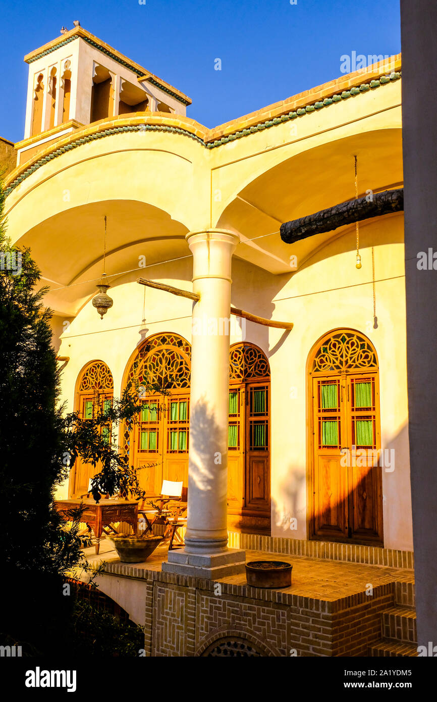 Courtyard in an hotel Stock Photo - Alamy