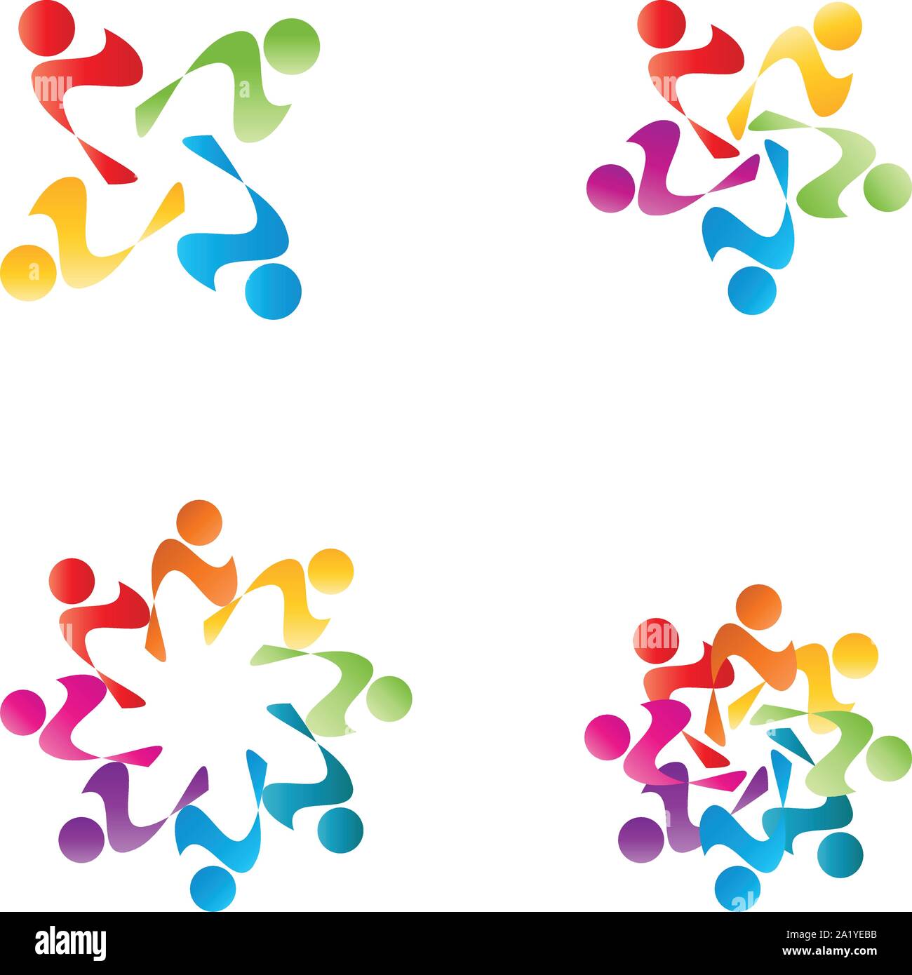 People, Team, Group, Partnership, Logo Stock Vector Image & Art - Alamy