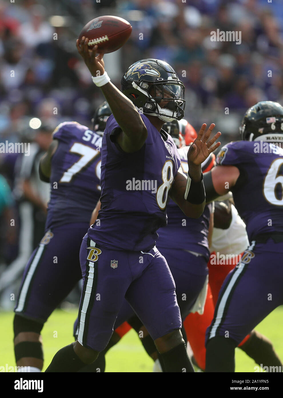 Lamar jackson browns hi-res stock photography and images - Alamy