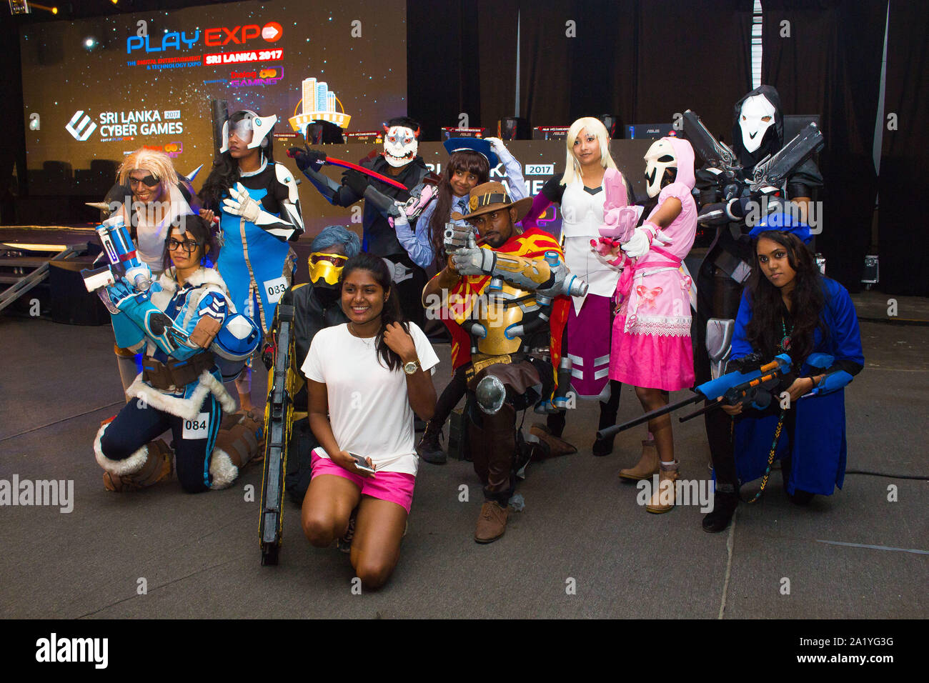 10/December/2017 - Comic-con exhibition and cosplay event held in Sri ...