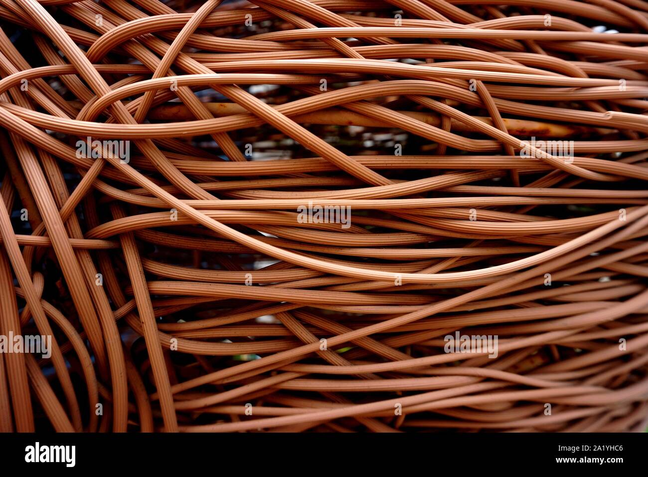 Rattan background patterns. Photo taken from a bear shaped wicker ...