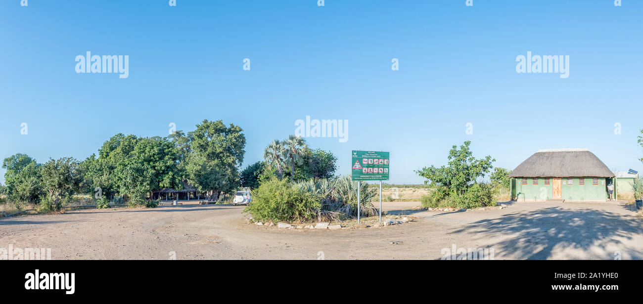 KRUGER NATIONAL PARK, SOUTH AFRICA - MAY 17, 2019: A panoramic view of ...