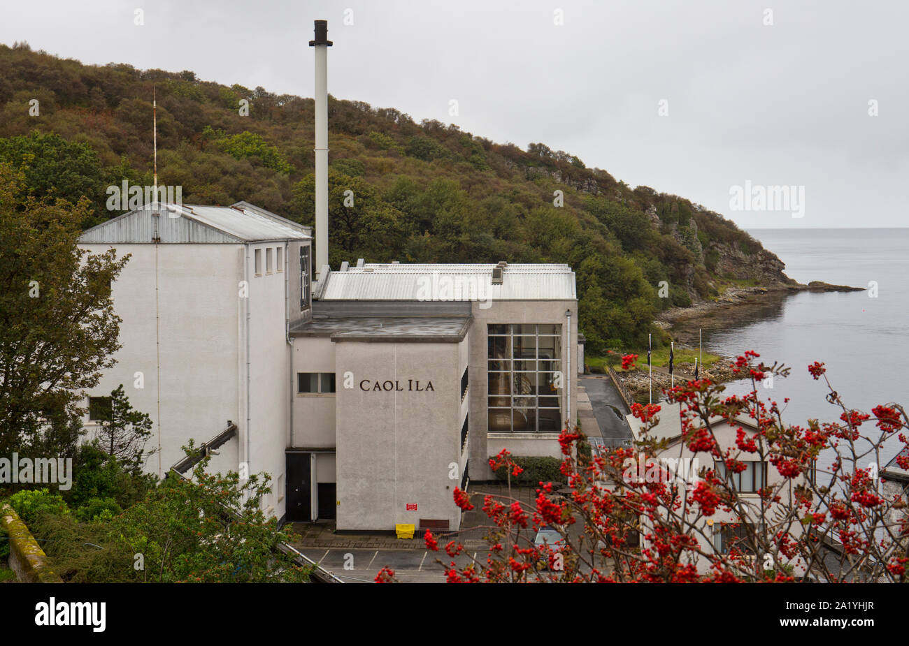 Caol Ila, whisky distillery, Island of Islay, Argyll, Scotland Stock ...