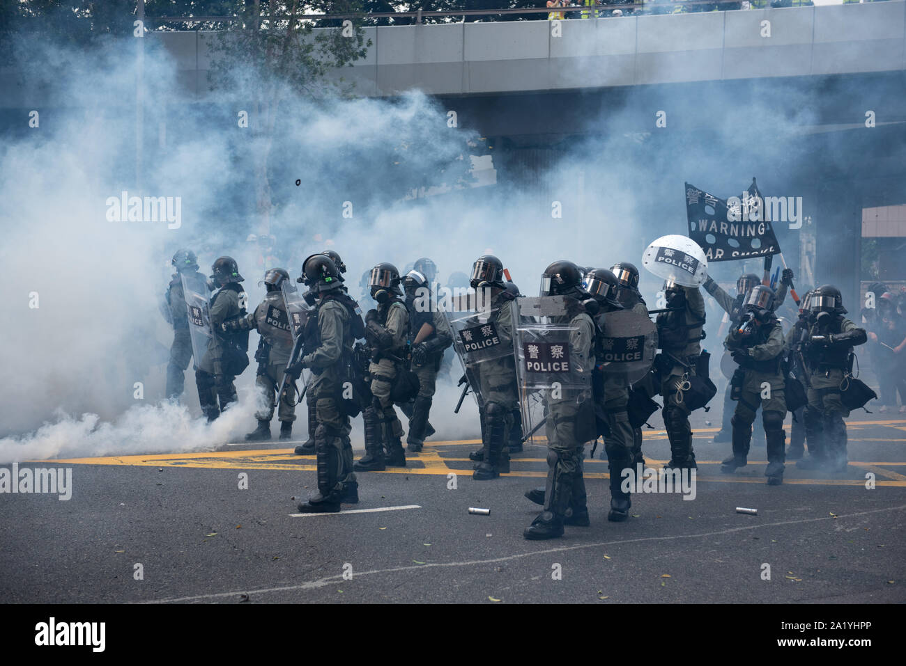 Multiple rounds tear gas hi-res stock photography and images - Alamy