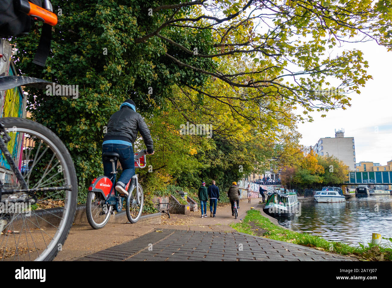 Cycling Down The Canal High Resolution Stock Photography and Images - Alamy