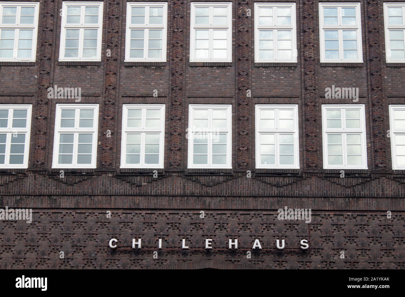 The Chilehaus, a ten-story office building in 1920s Brick Expressionism ...