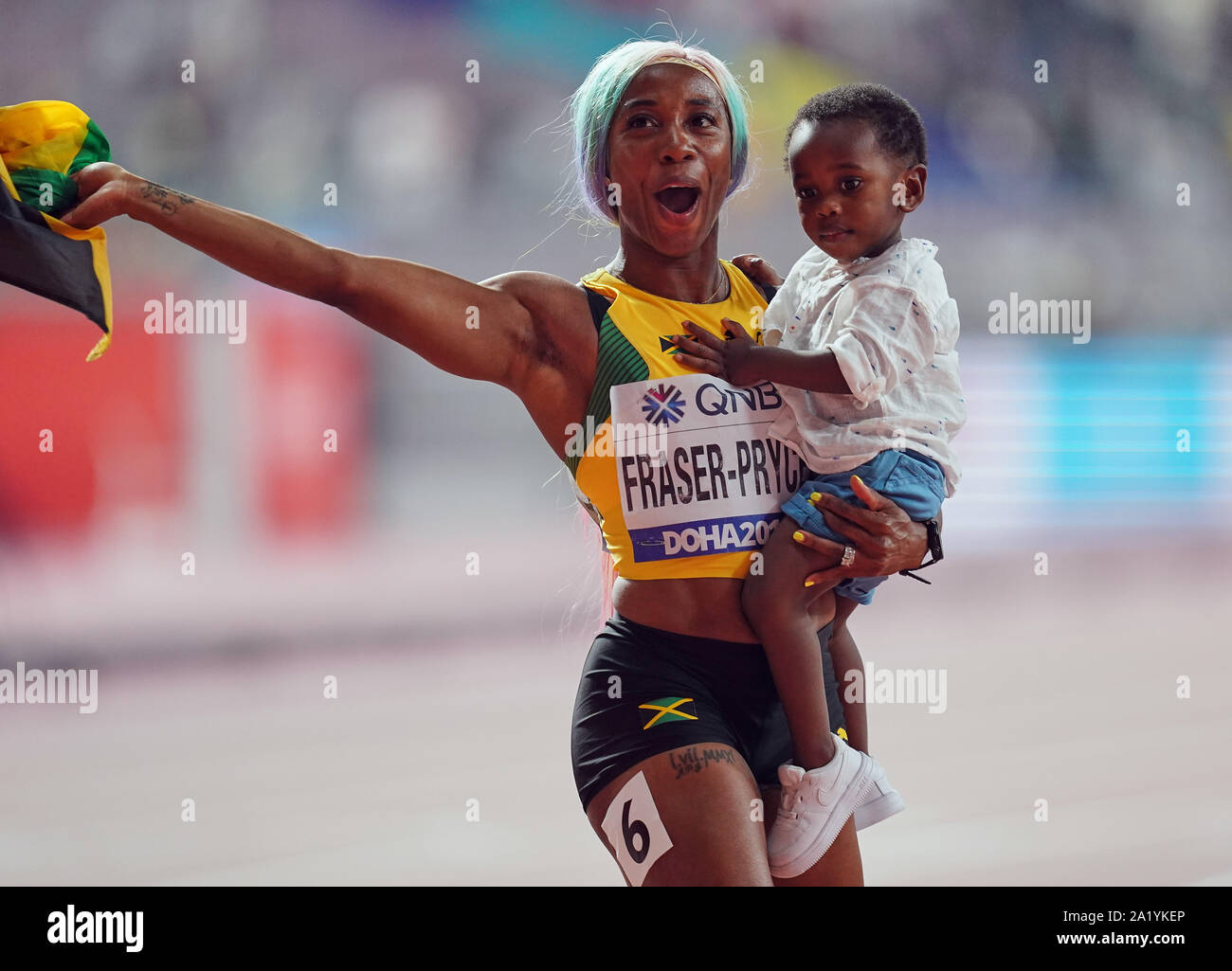 Shelly ann fraser jamaica hi-res stock photography and images - Alamy