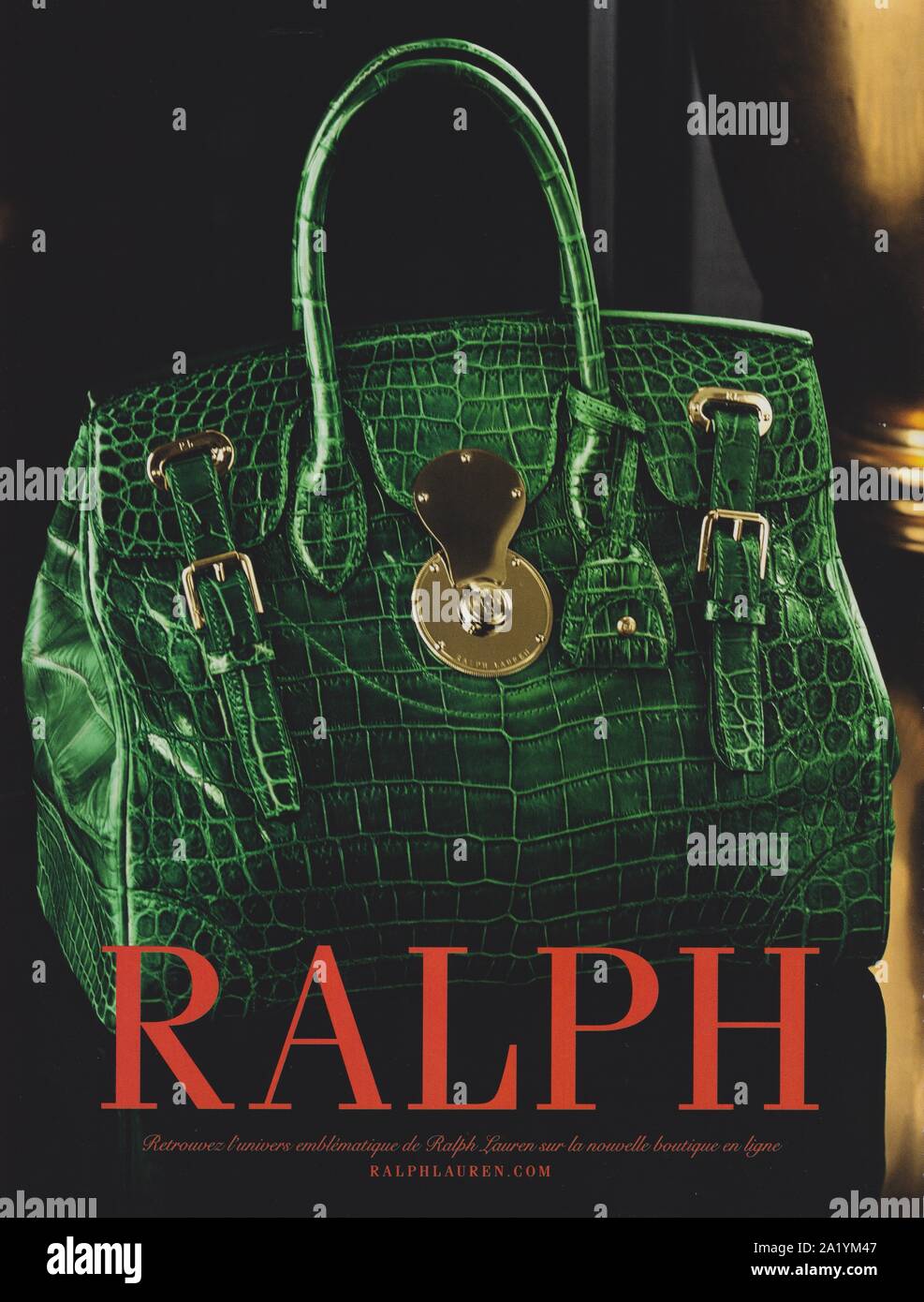 poster advertising Ralph Lauren fashion house in paper magazine from ...