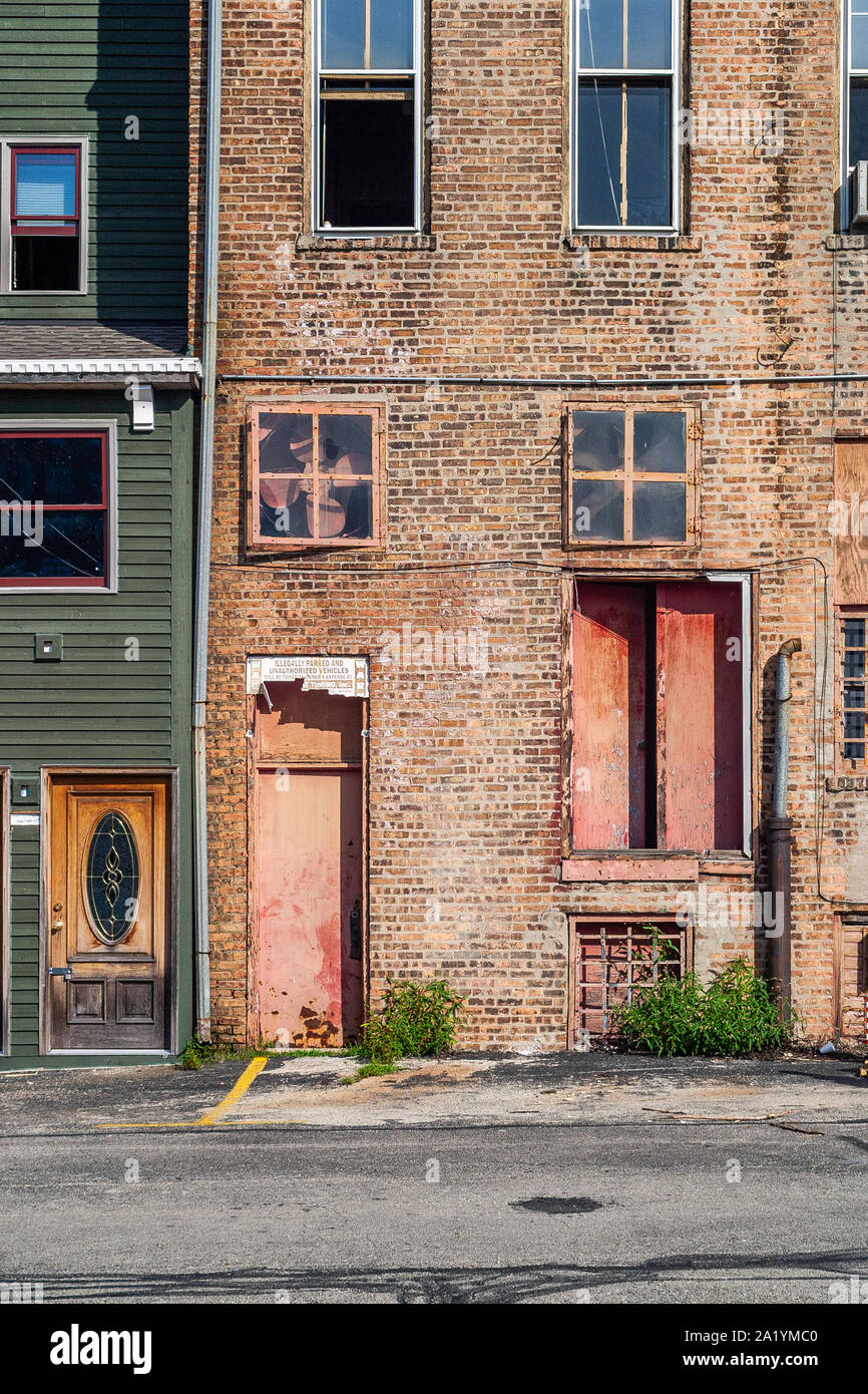 Buildings in downtown Aurora Stock Photo - Alamy