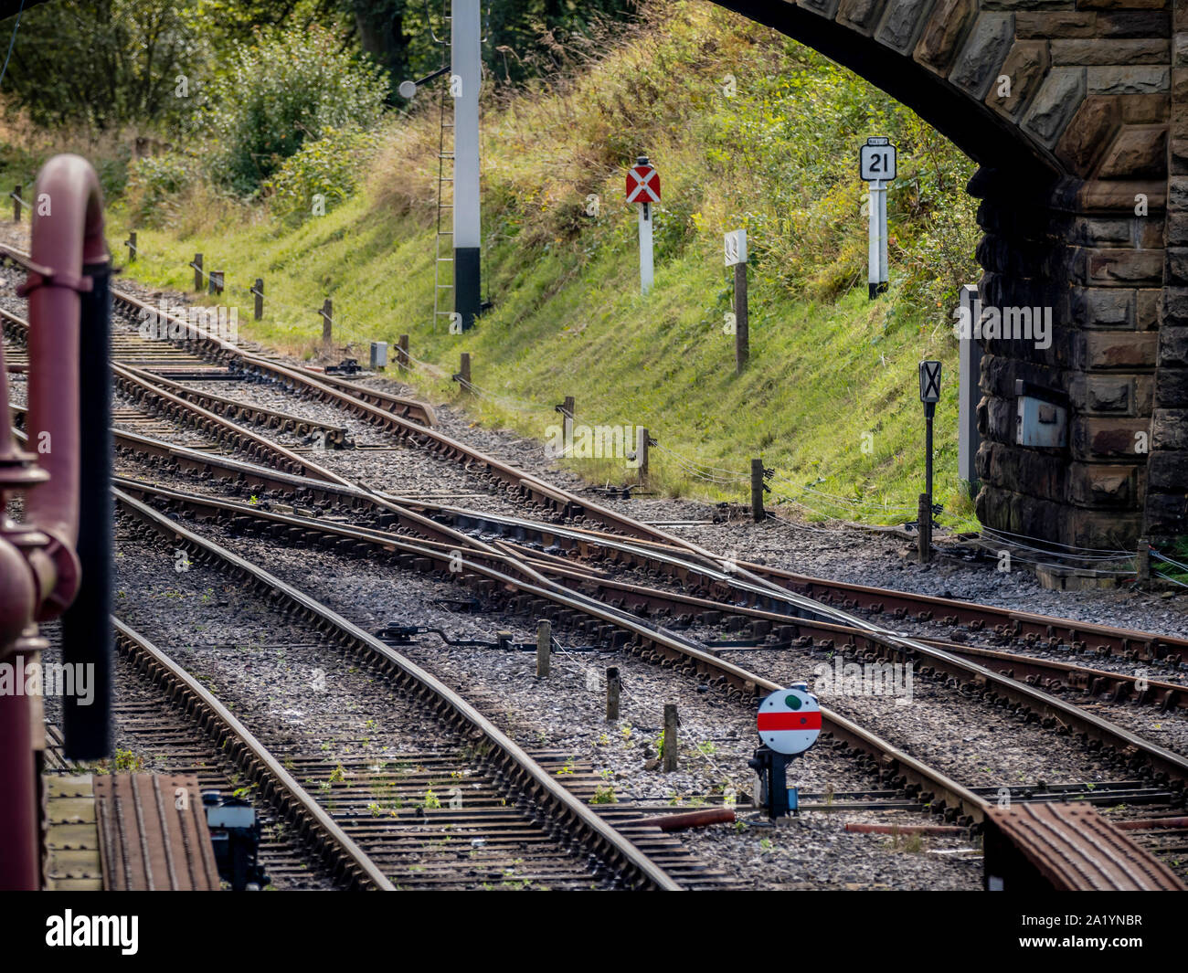 Railway points hi-res stock photography and images - Alamy