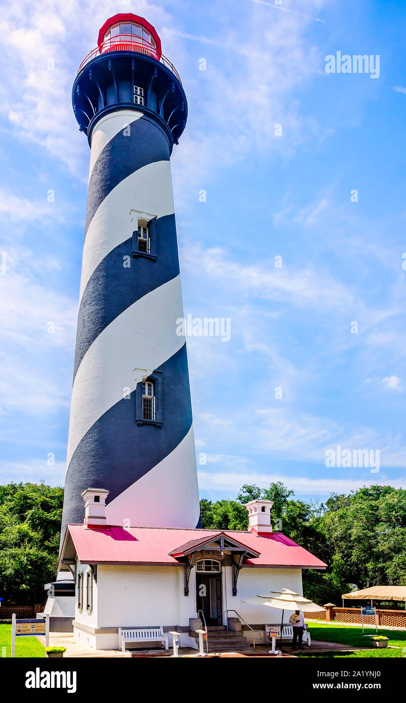 The St. Augustine Lighthouse is pictured, Sept. 6, 2019, in St ...