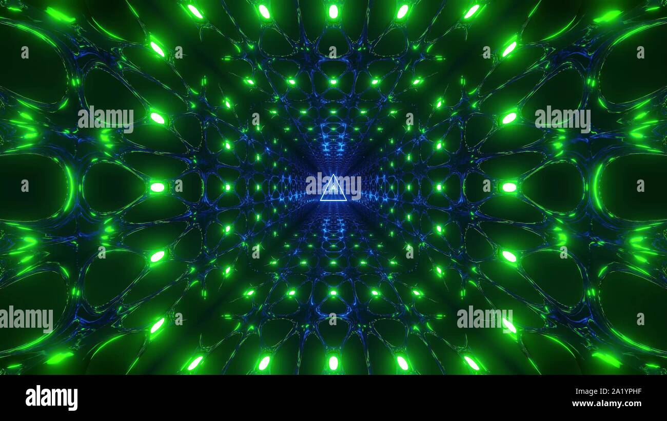 glowing triangle wireframe design 3d illustration background wallpaper ...