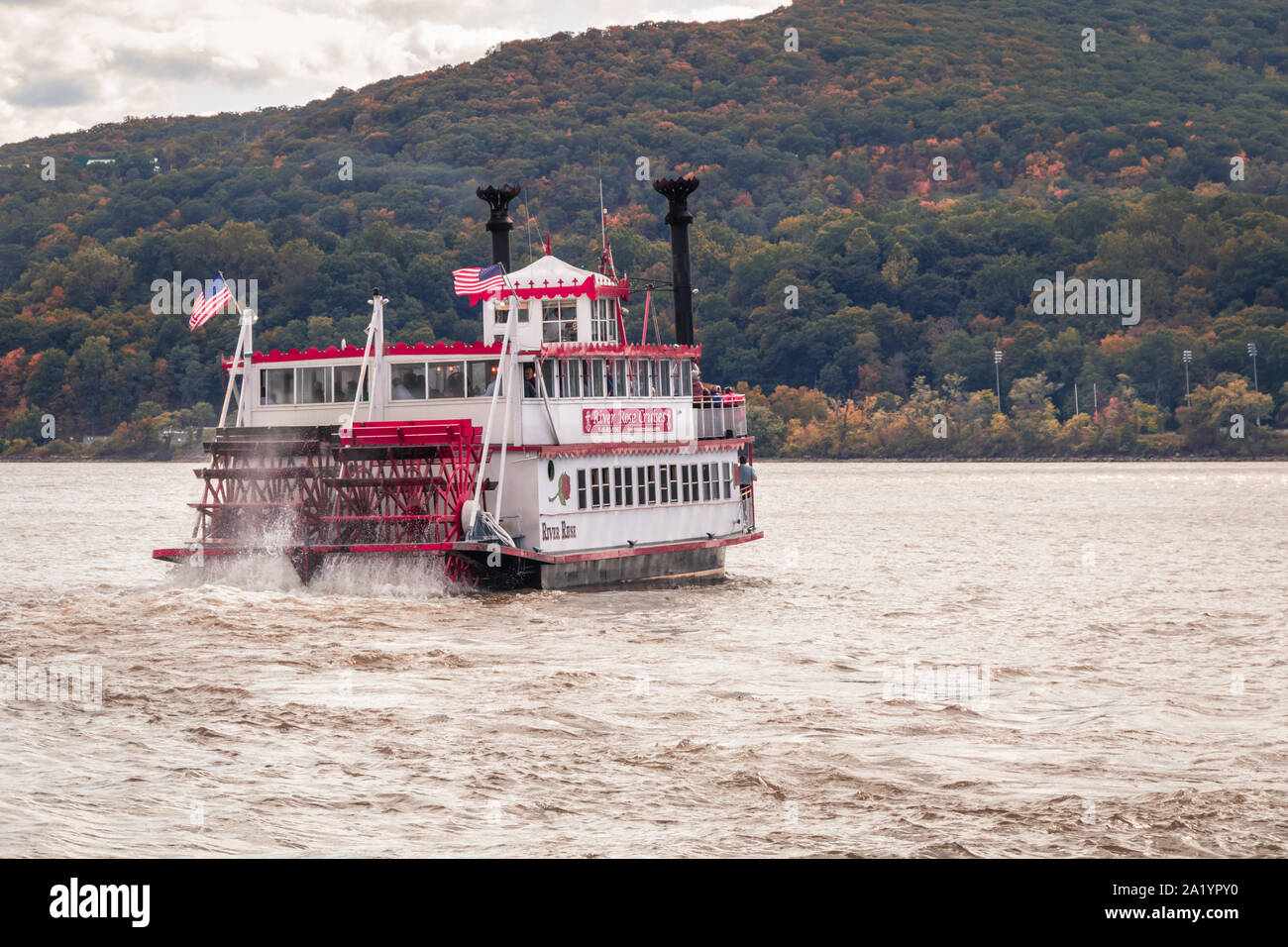 Cold Spring, NY / USA - Sep 24, 2019: River Rose, a Mississippi Paddle ...