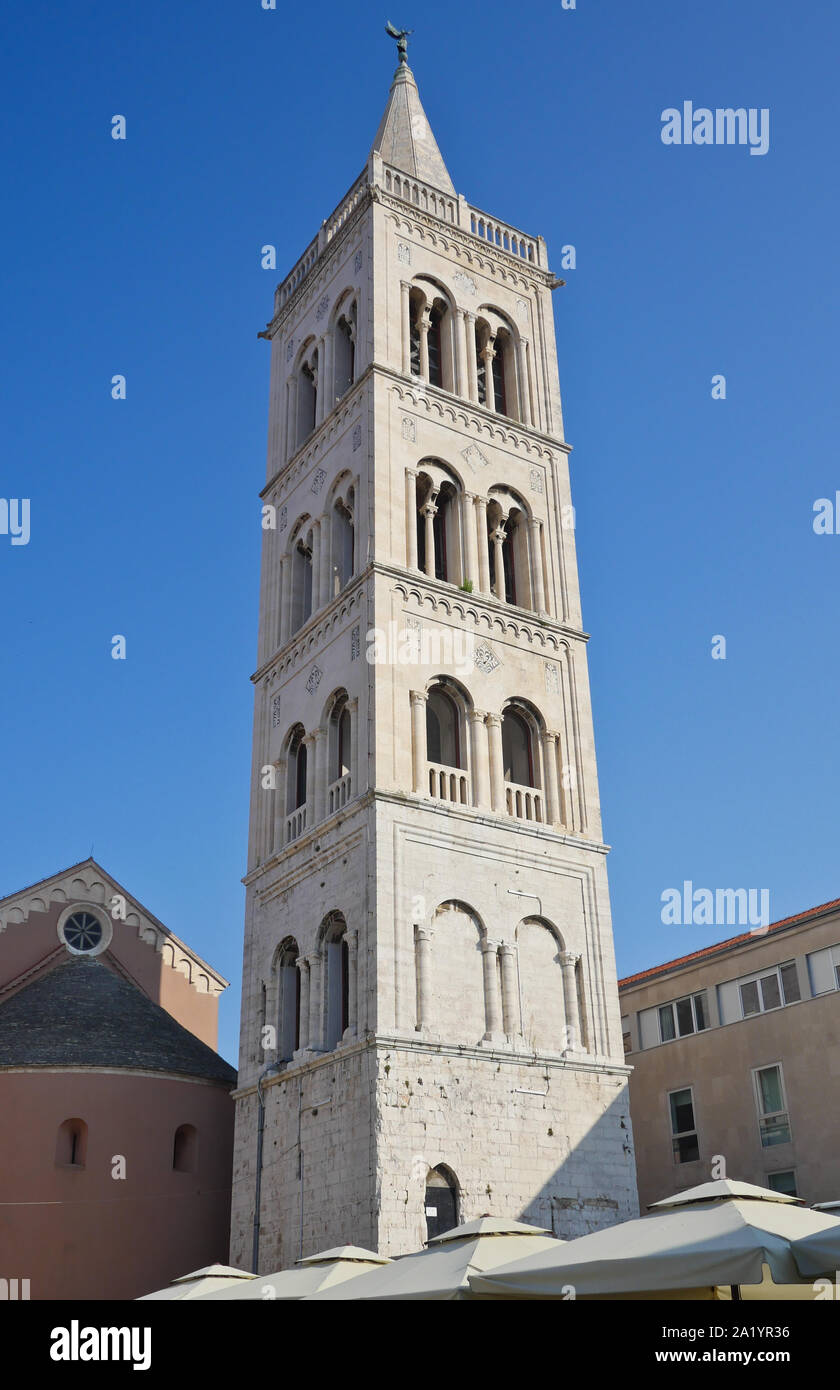 Croatia, Ancient buildings at Zadar and Dubrovnik old town Stock Photo ...