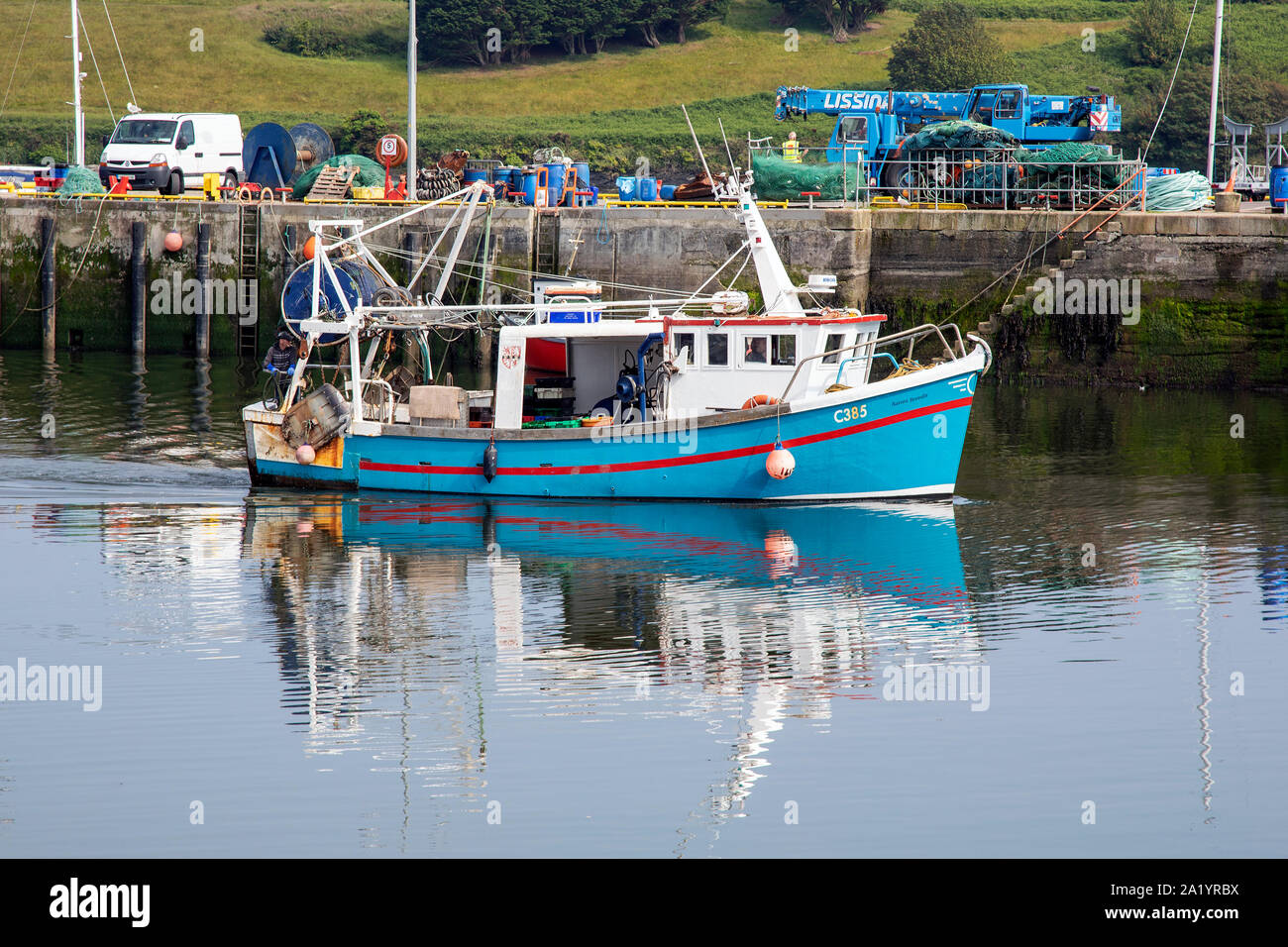 Fishing Boat Union Hall Stock Photo - Alamy