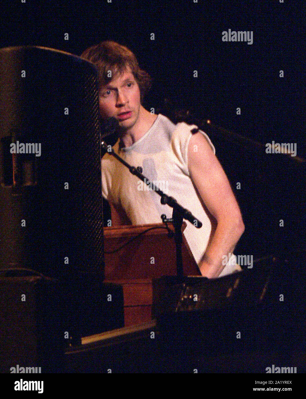 AUGUST 20: Beck performs a solo show at Ferst Center in Atlanta ...