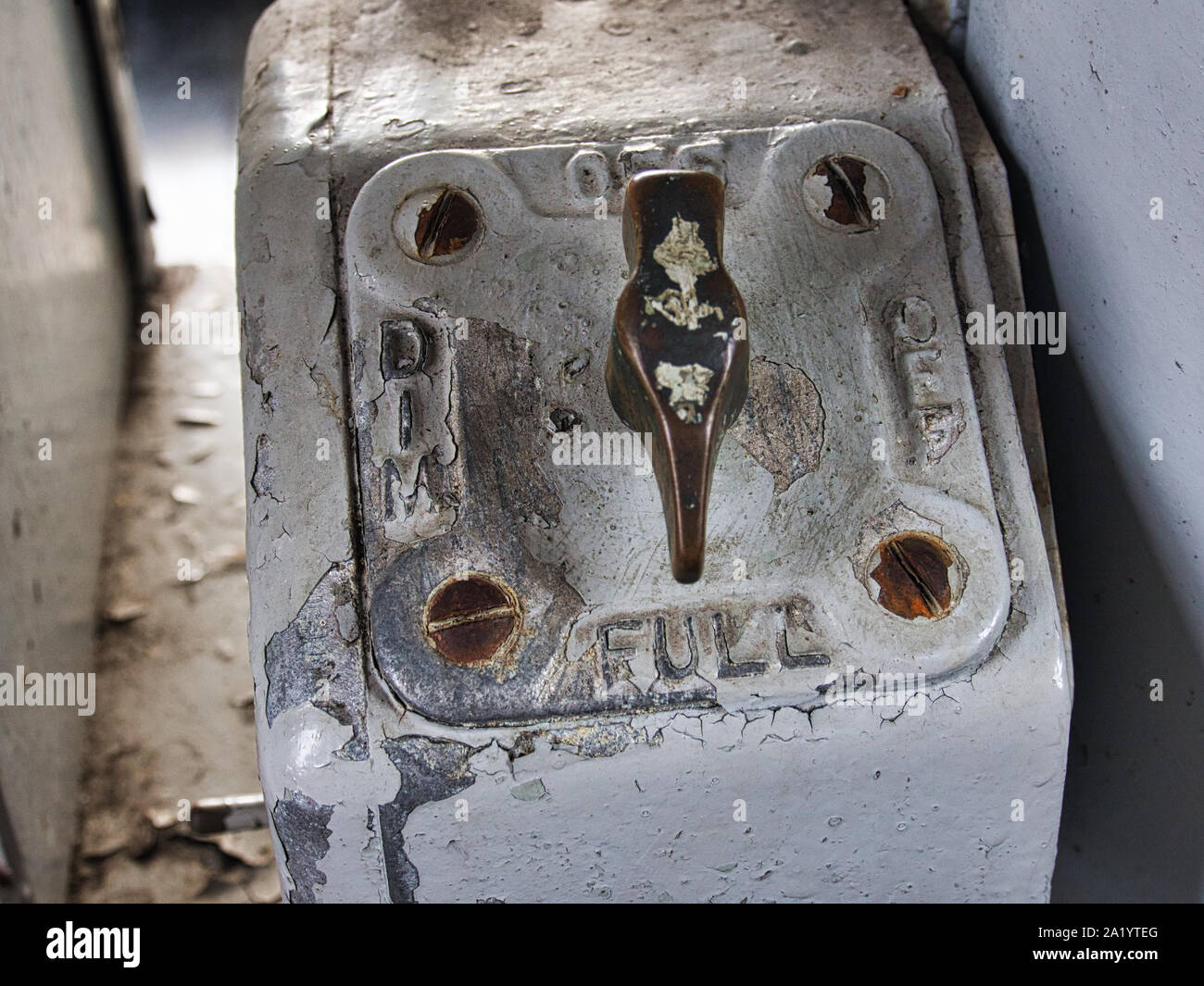 Diesel locomotive controls hi-res stock photography and images - Alamy