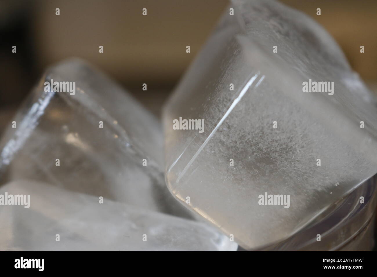Cold ice cubes on white space. Free space for your decoration Stock ...