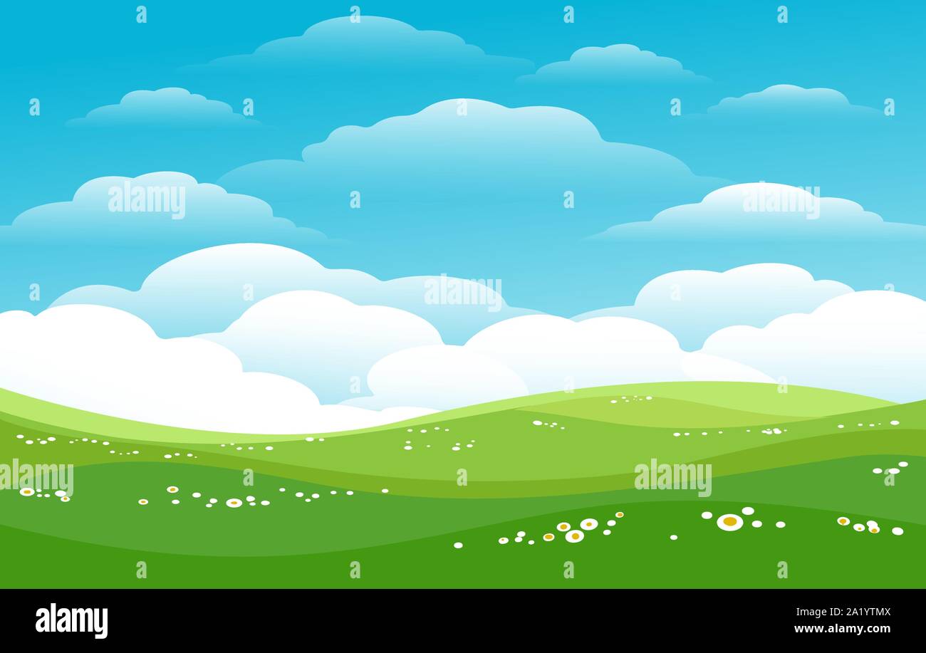 Bright blue skies Stock Vector Images - Alamy