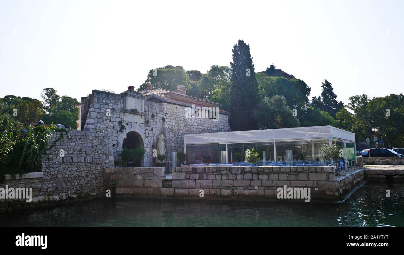 Croatia, Ancient buildings at Zadar and Dubrovnik old town Stock Photo ...