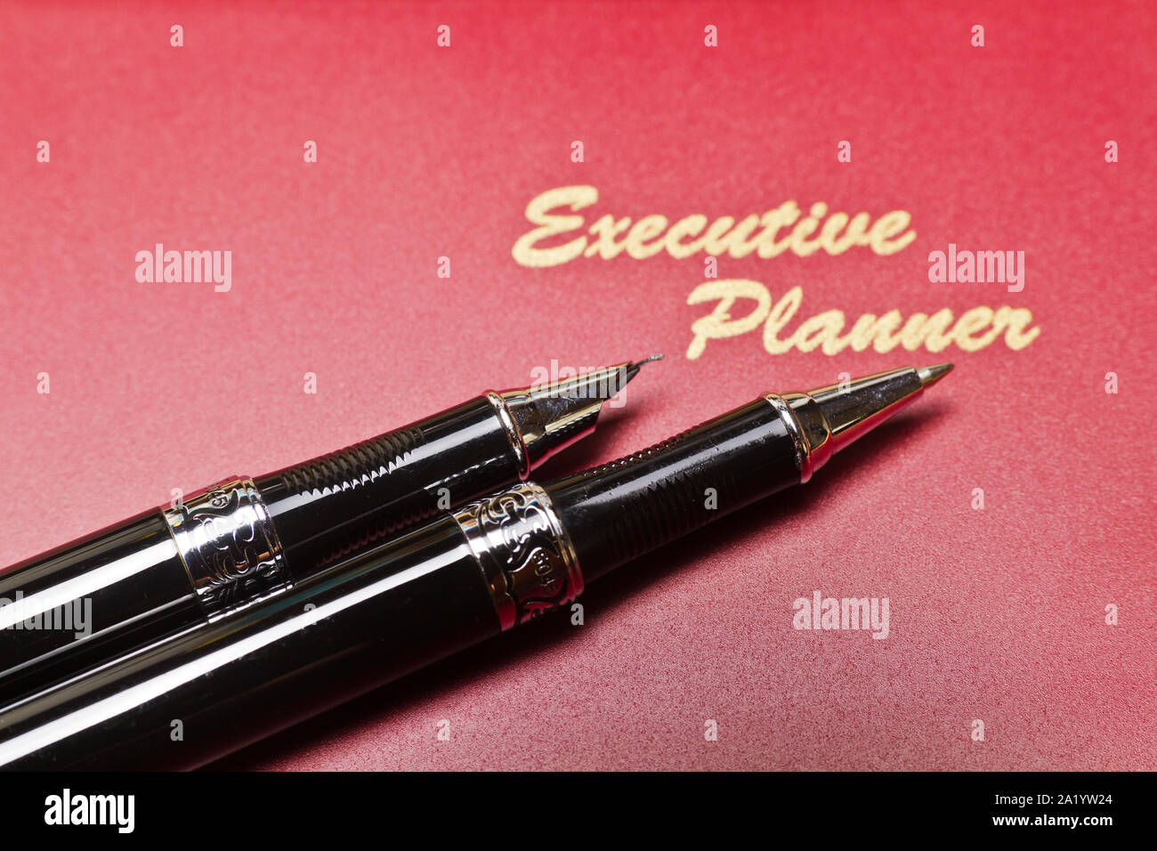 Red daily planner hi-res stock photography and images - Alamy