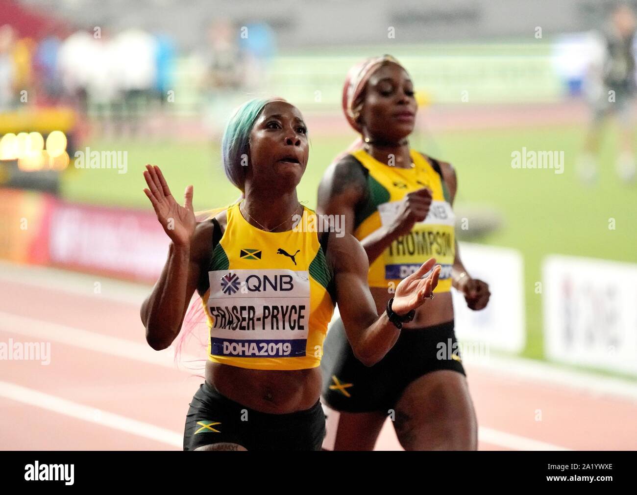 100 meter for women hi-res stock photography and images - Alamy