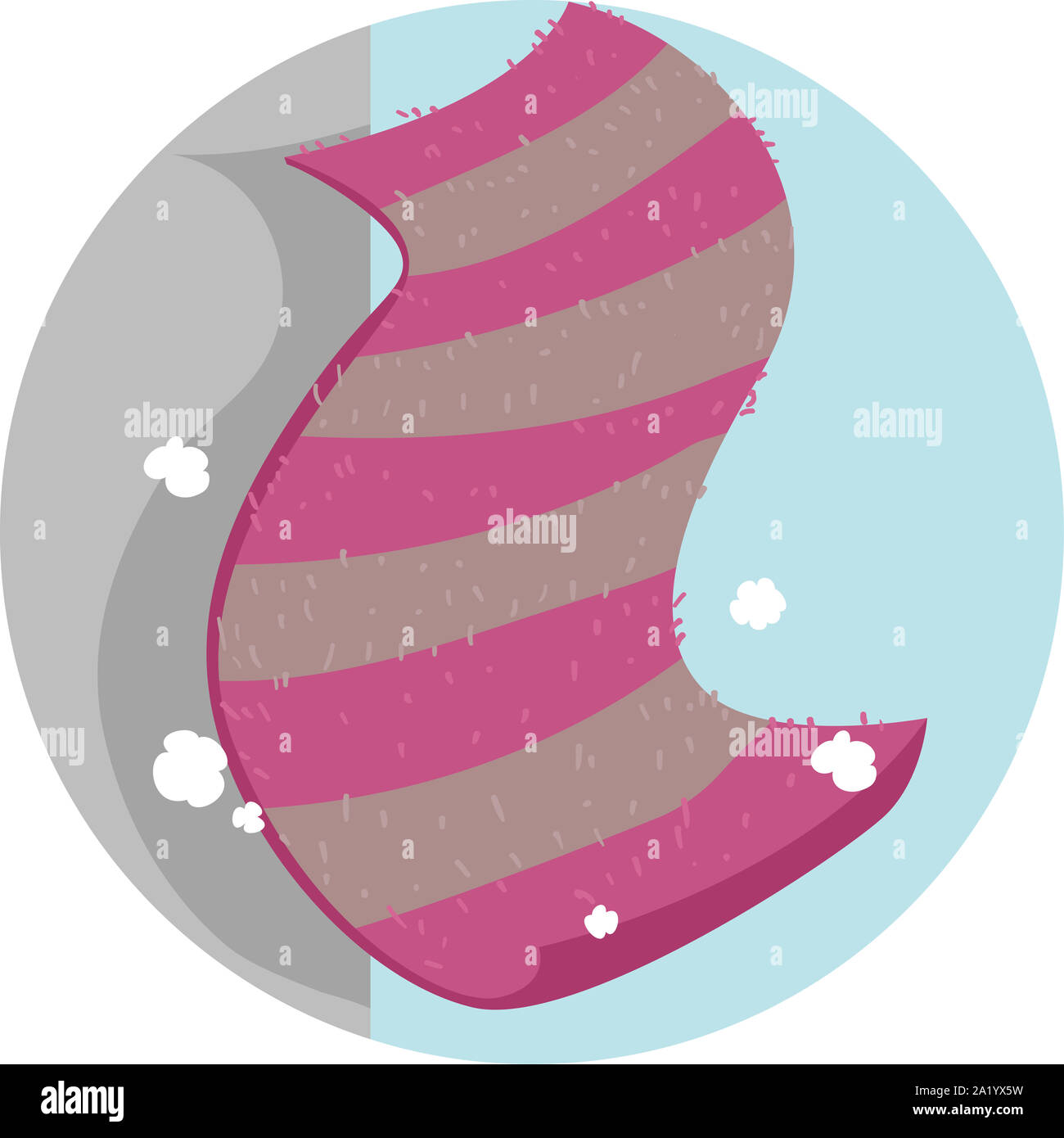 Illustration of Household Chores, Shaking Out and Airing Small Rugs ...