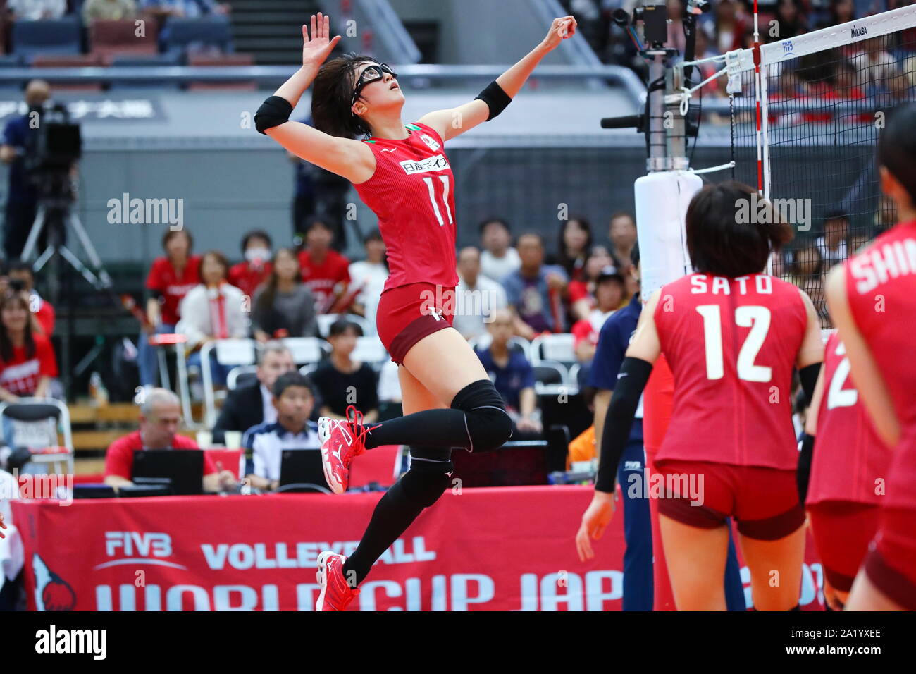 Osaka, Japan. 29th Sep, 2019. Yurie Nabeya (JPN) Volleyball : 2019 FIVB Volleyball Women's World ...