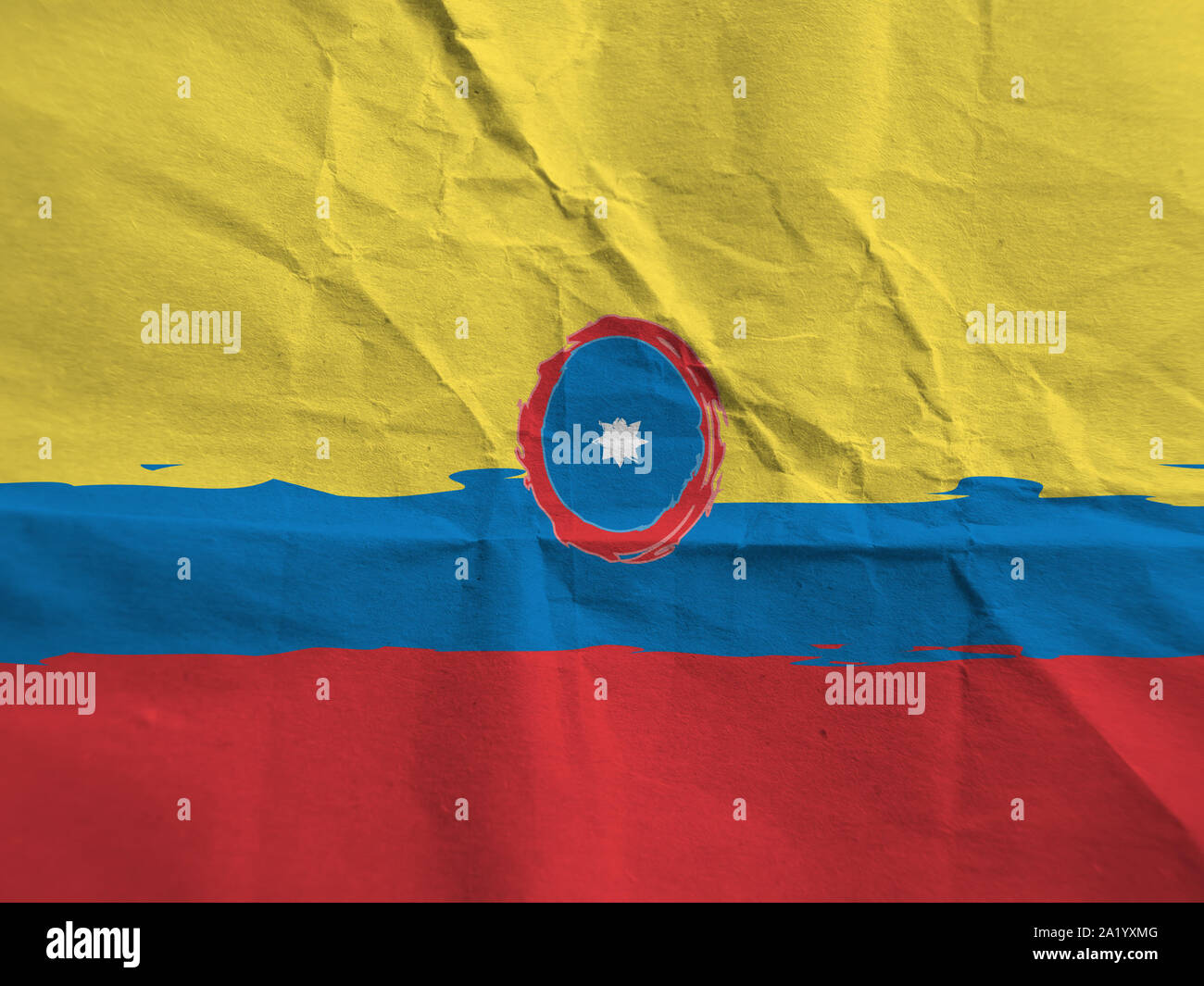 abstract COLOMBIA flag or banner Stock Photo - Alamy