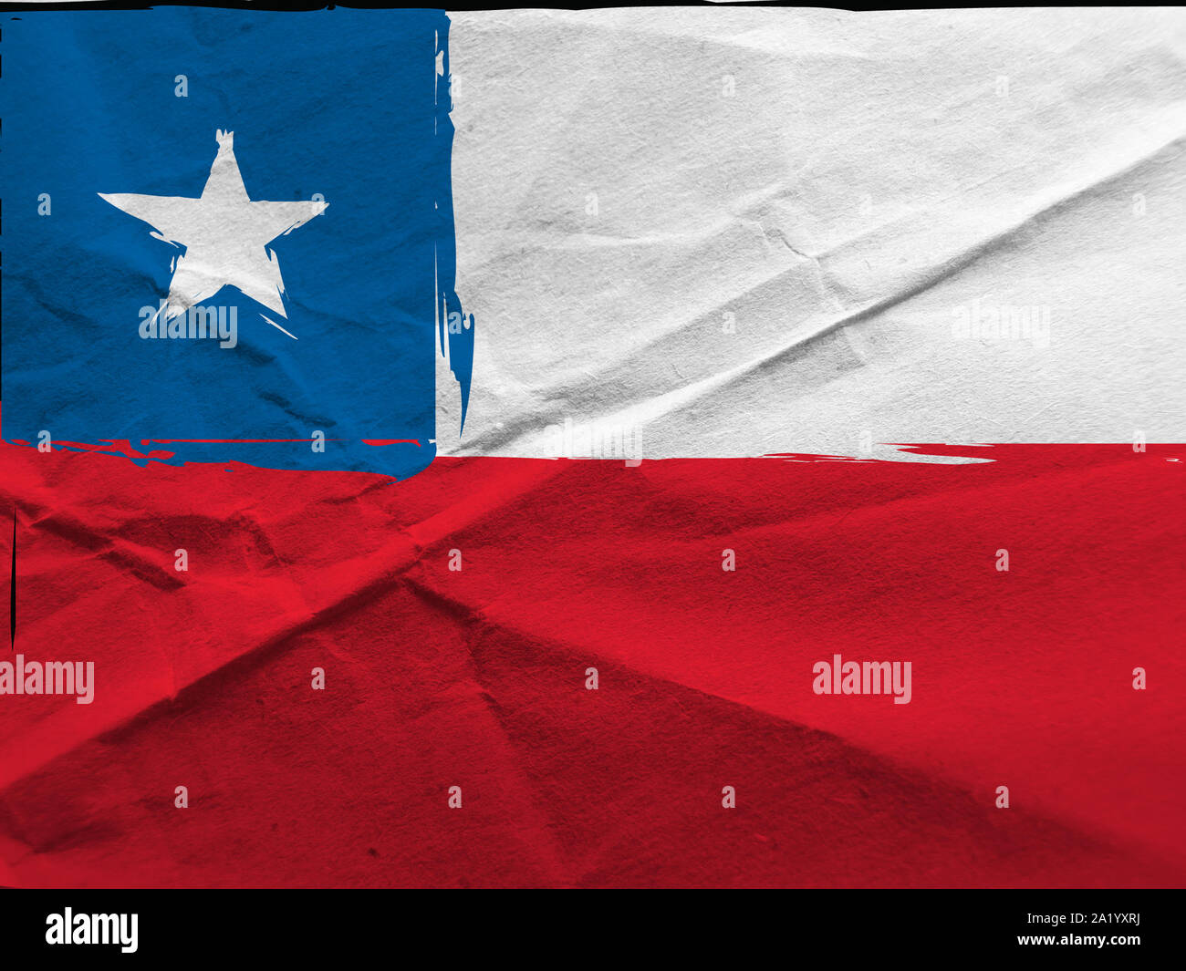 abstract CHILEAN flag or banner Stock Photo - Alamy