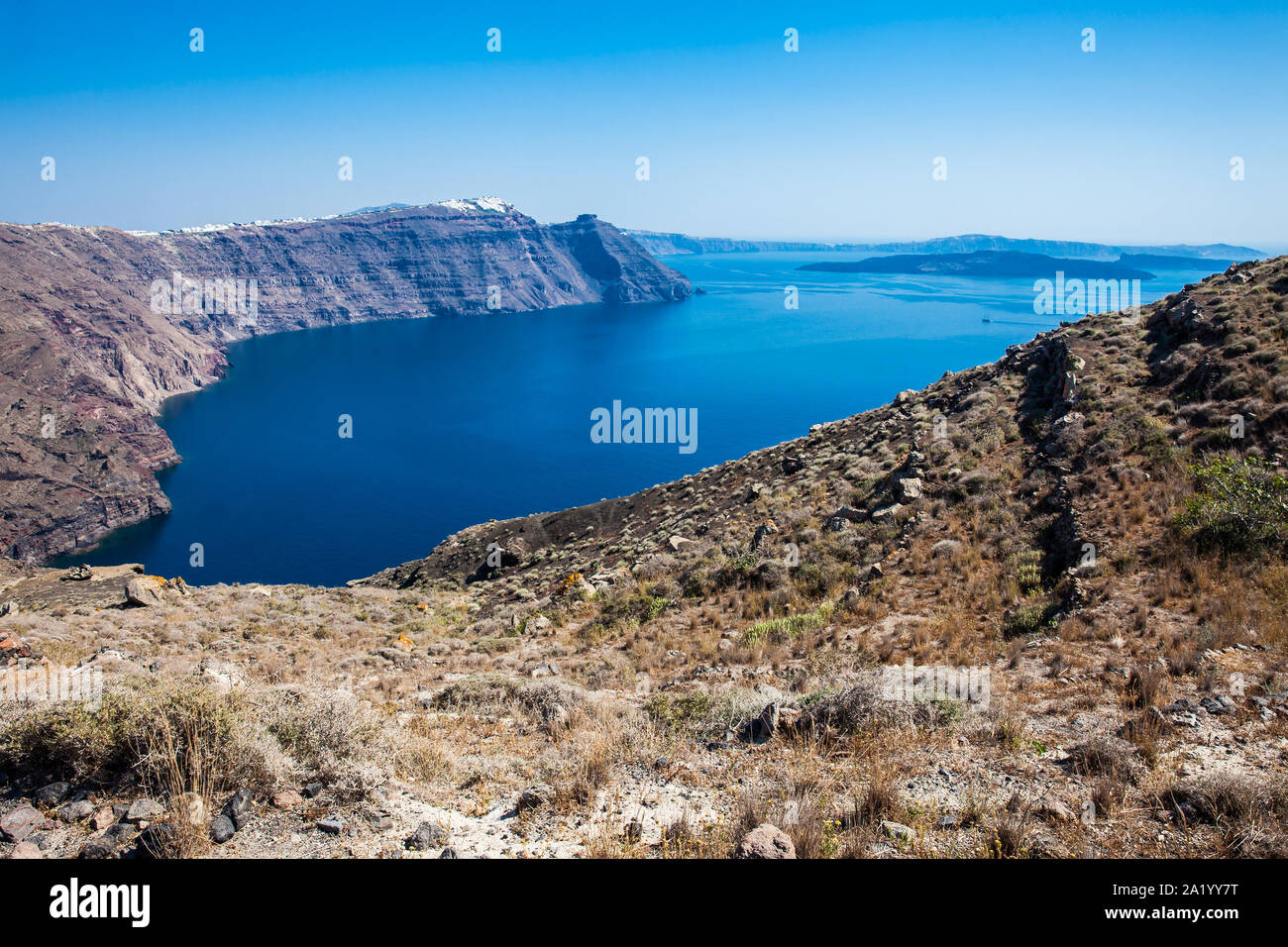 The beautiful landscapes seen from the walking path number nine between ...