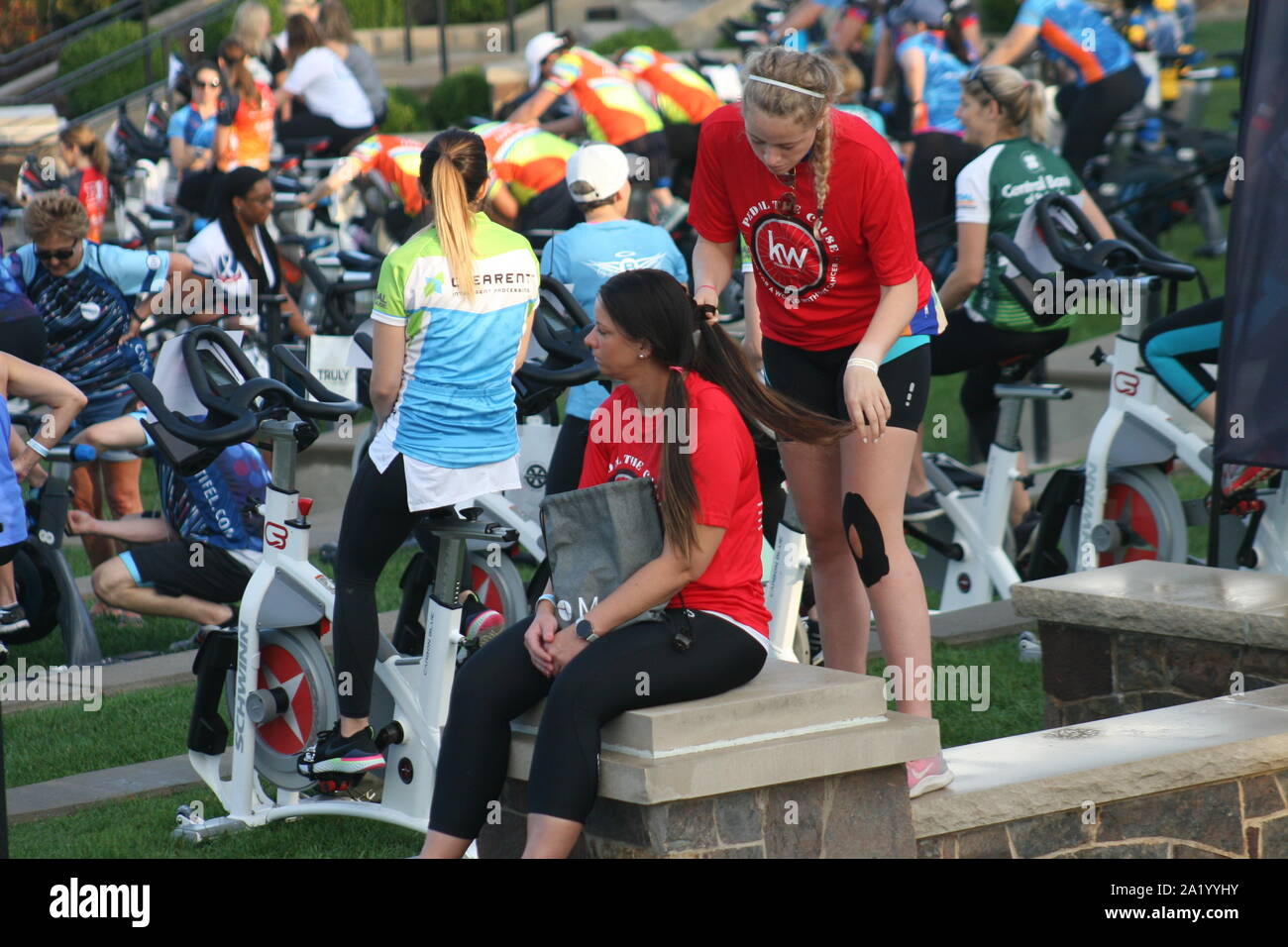 Pedal The Cause 2019 Stock Photo - Alamy