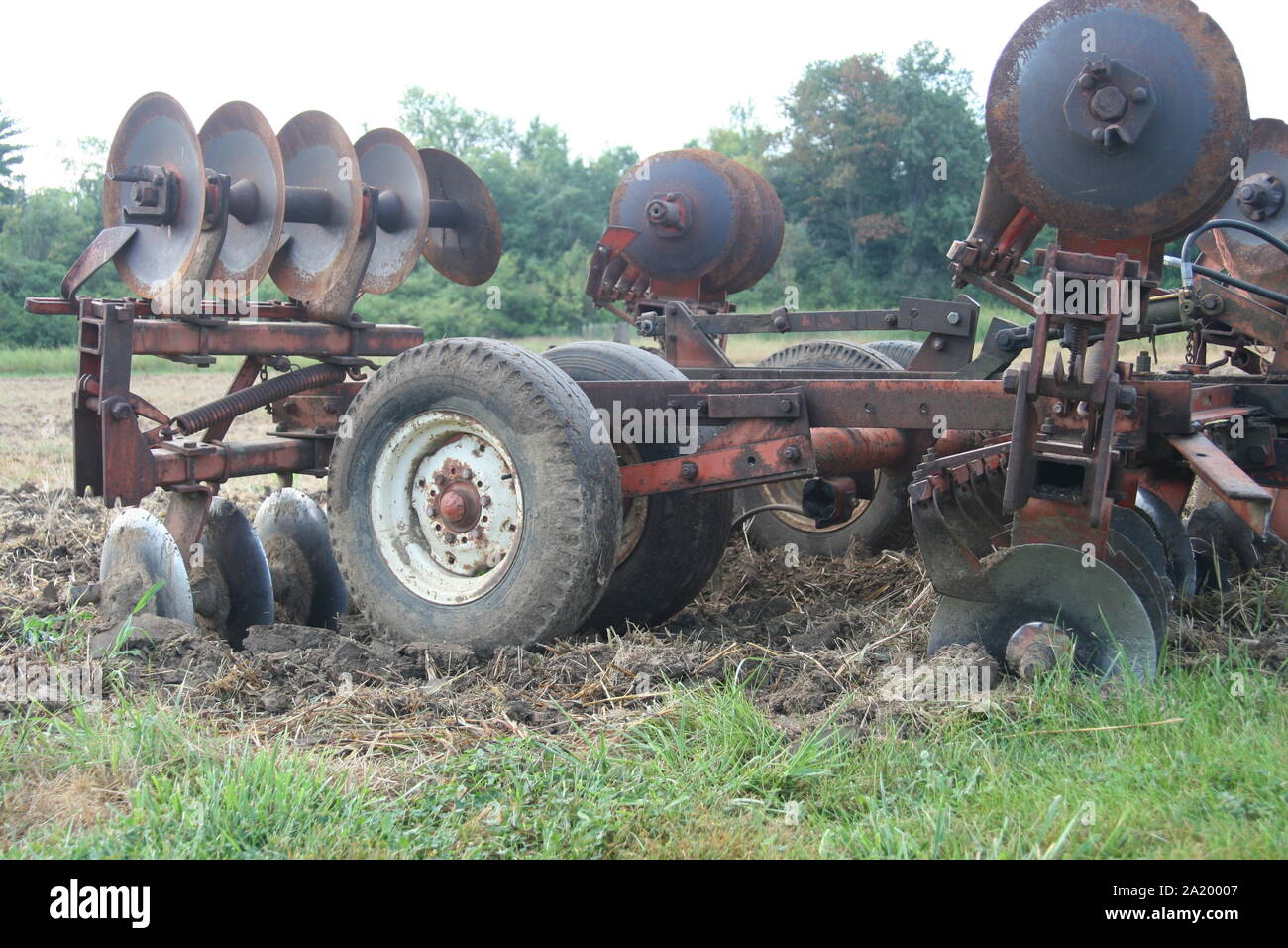 Fall Disc for spring planting Stock Photo - Alamy