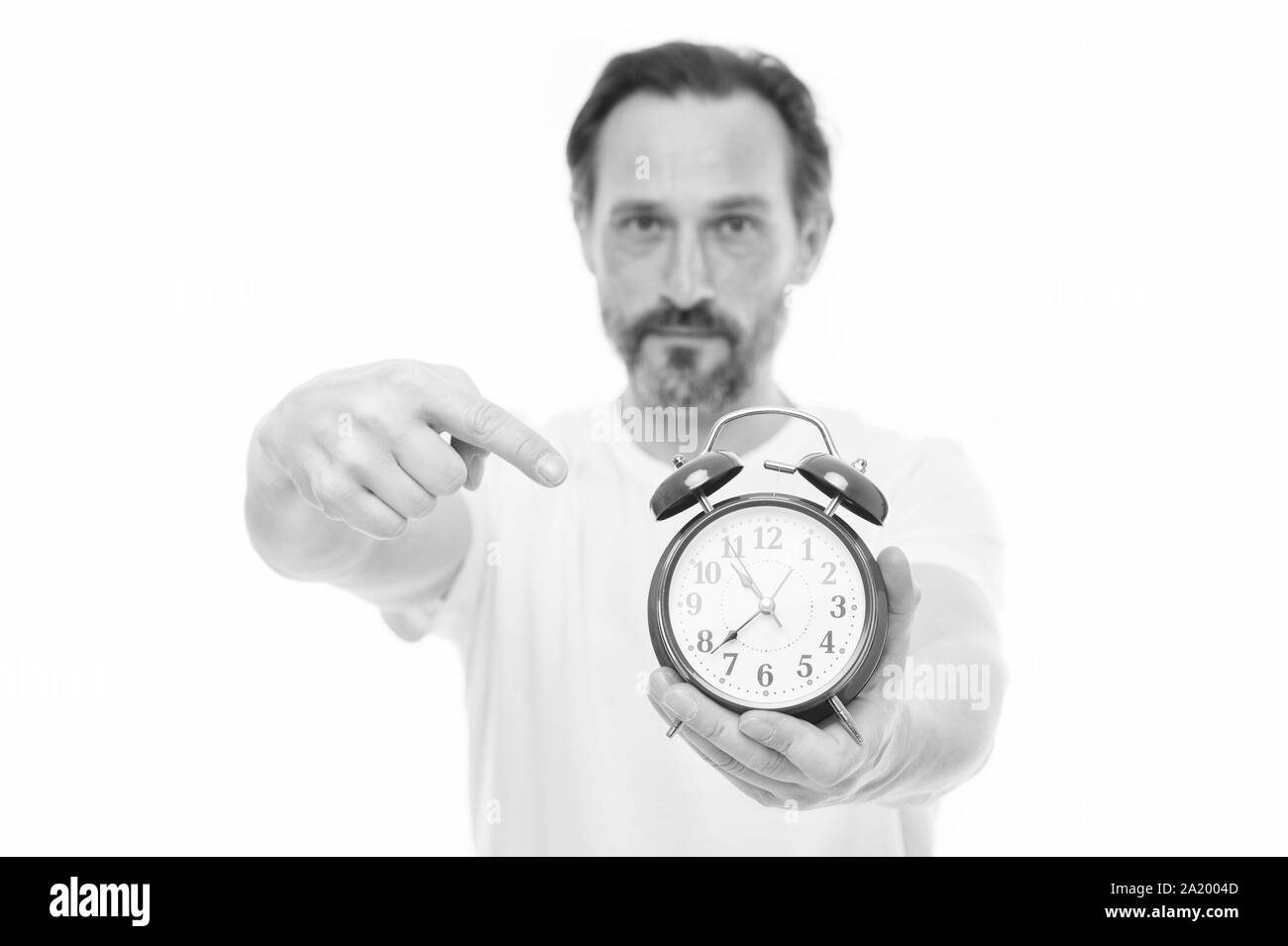 Time Management Personal Schedule And Daily Regime Alarm Clock