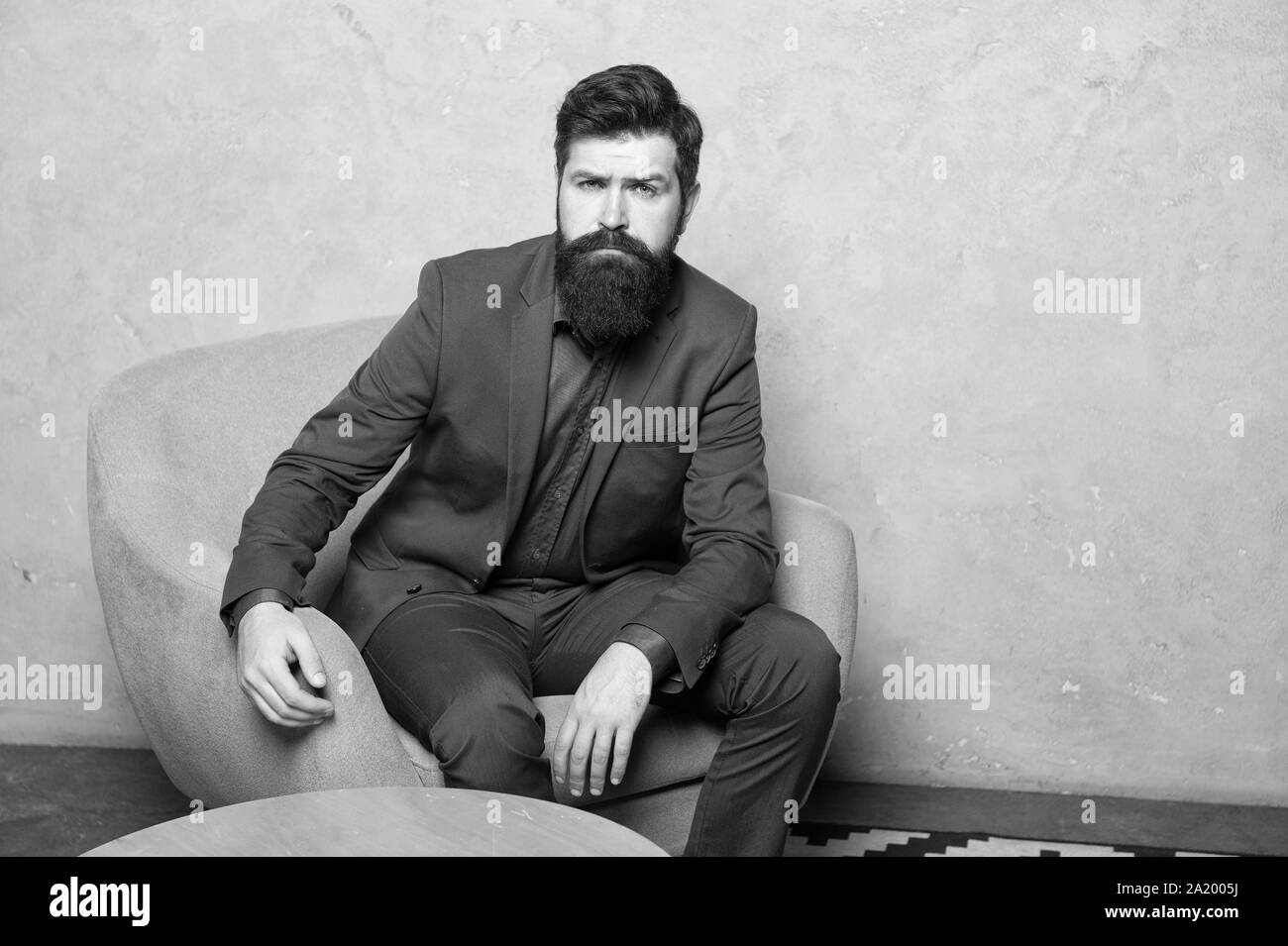 Face to face job interview Black and White Stock Photos & Images - Alamy