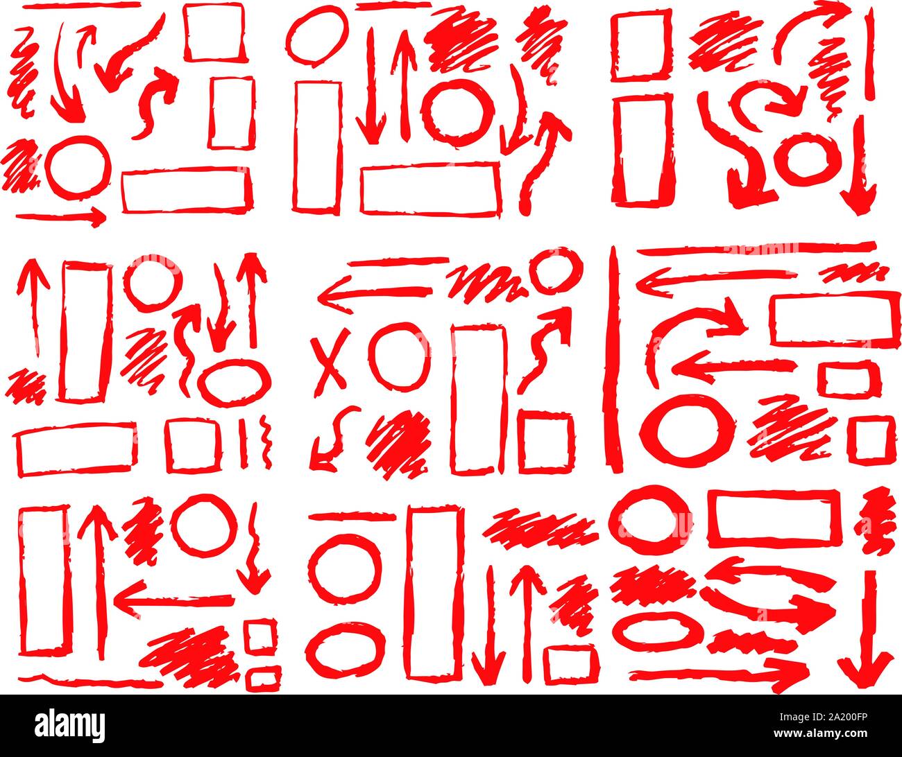 This is a illustration of a Gold sign written with a brush set Stock ...