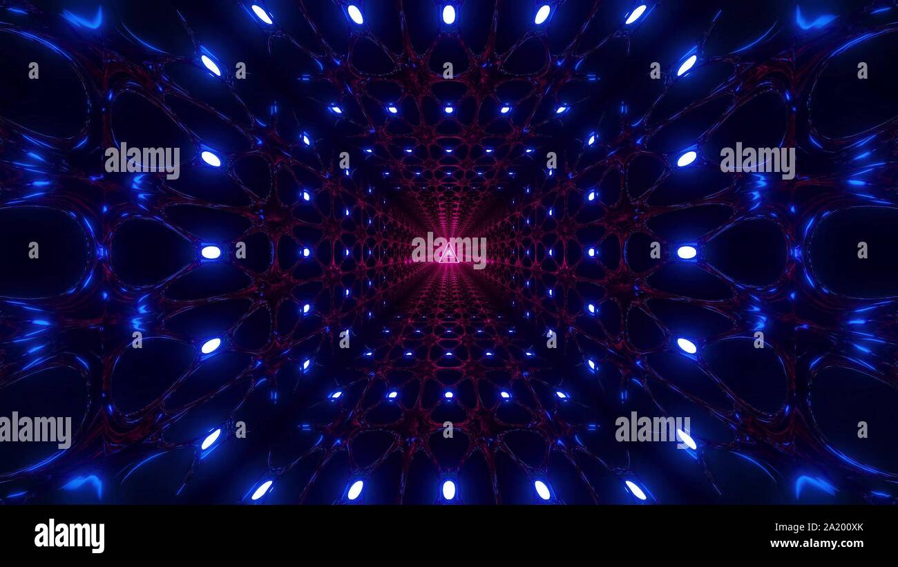 glowing triangle wireframe design 3d illustration background wallpaper ...