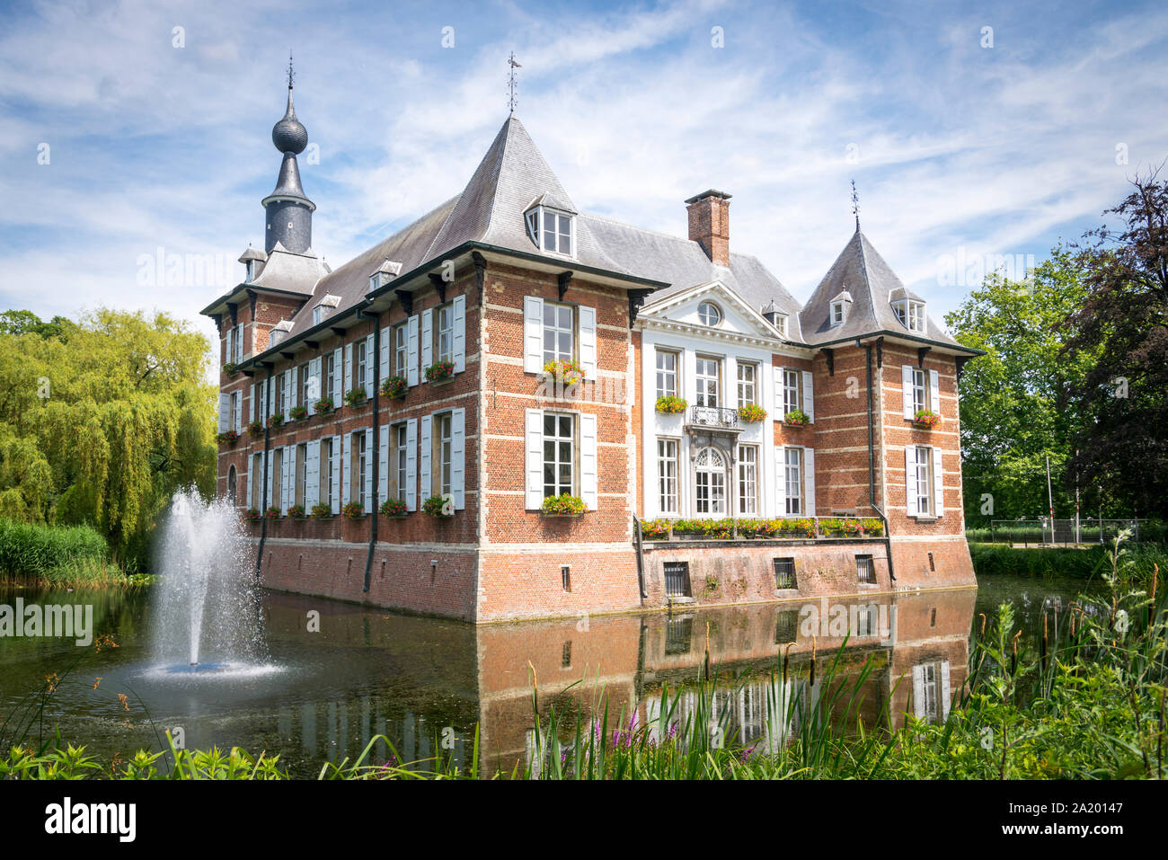 Castle Van Schoten, Belgium Stock Photo - Alamy